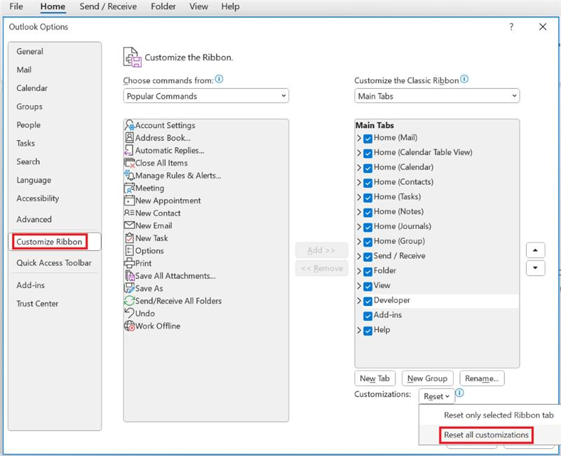 how do activate Reply, Forward, and New message icons on Microsoft app ...