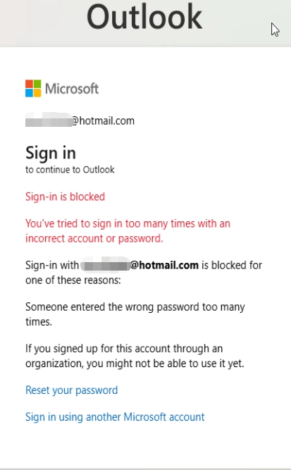 my account Sign-in is blocked - Microsoft Q&A