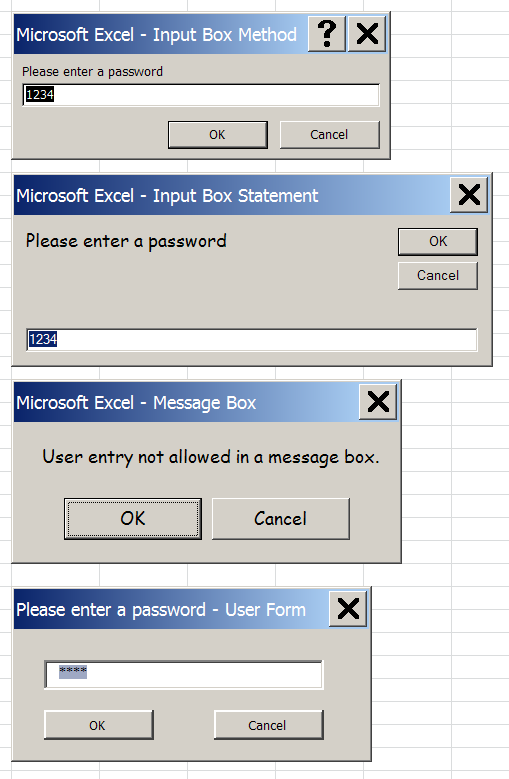 Encrypt password entered in MSG Box in VBA - Microsoft Q&A