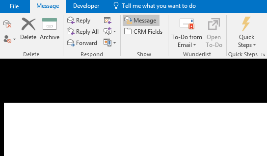 Outlook 2016 O365 Rendering issues, Black squares when used over RDP ...