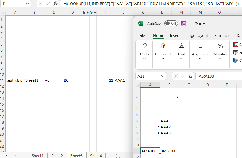 Proper use INDIRECT in XLOOKUP function - Microsoft Q&A