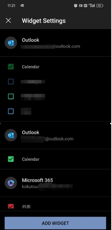 create a shortcut for outlook calendar on android - Microsoft Q&A