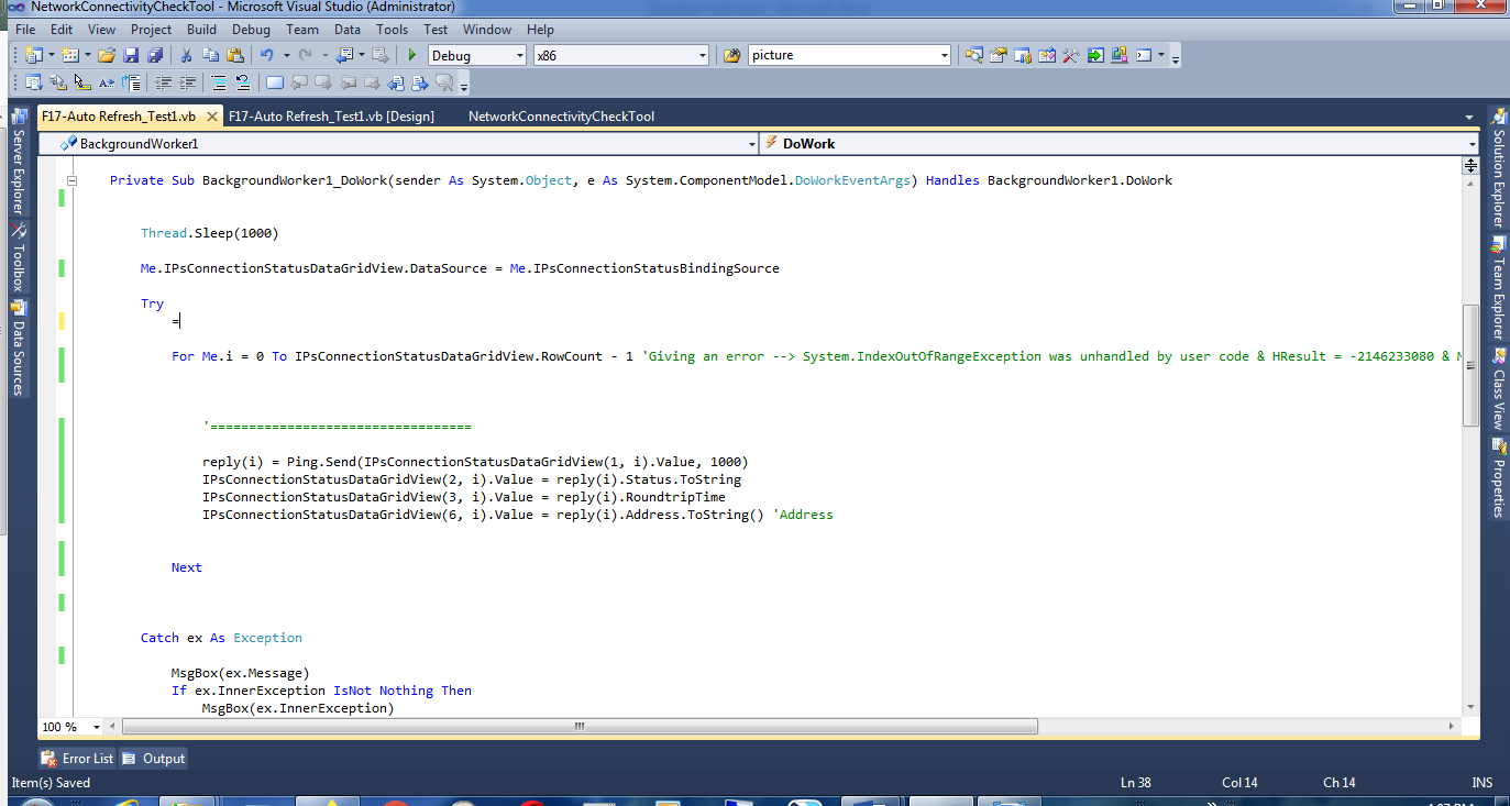 Looping through Datagridview with BackgroundWorker in vb.net ... Looping through Datagridview with BackgroundWorker in vb.net ...