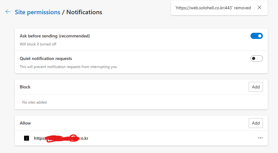 Microsoft Edge Push Notifications Not Working - Microsoft Q&A