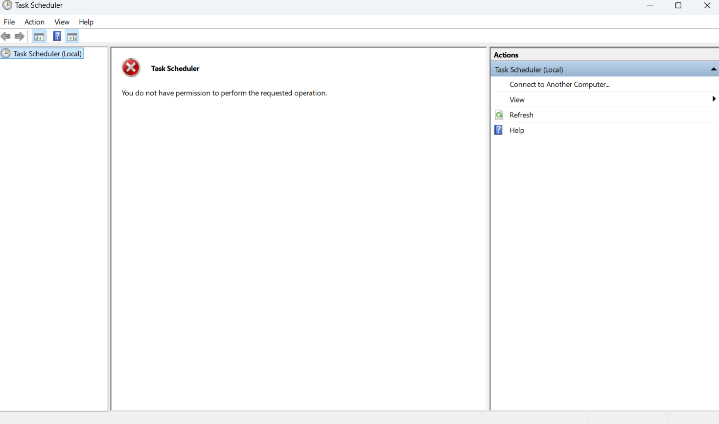 How do I fix Task Scheduler an internal error has occured - Microsoft Q&A