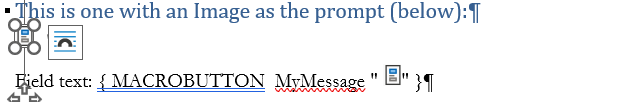 Use Text or Graphic To Run a Macro In Word - Microsoft Q&A