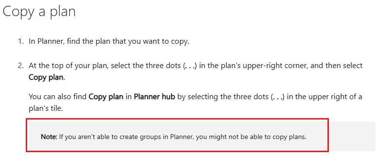 Why can't you copy a plan or create your own template in Planner ...
