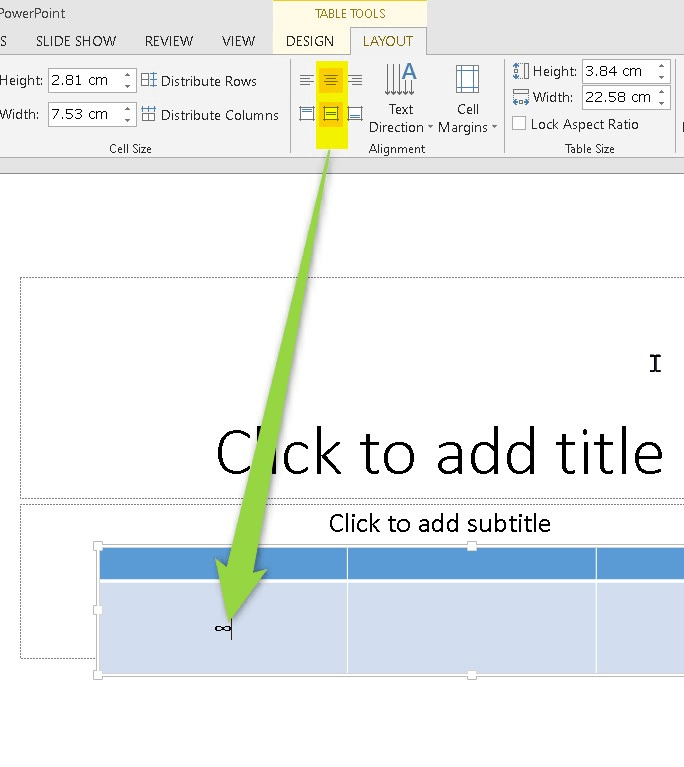 Center image inside table cell - Microsoft Q&A