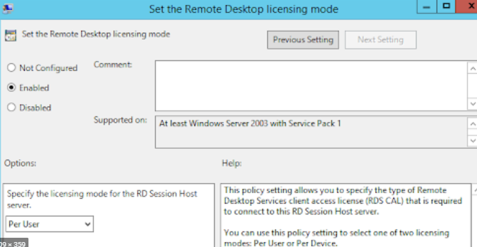 Remote desktop licensing issue on server 2012 - Microsoft Q&A