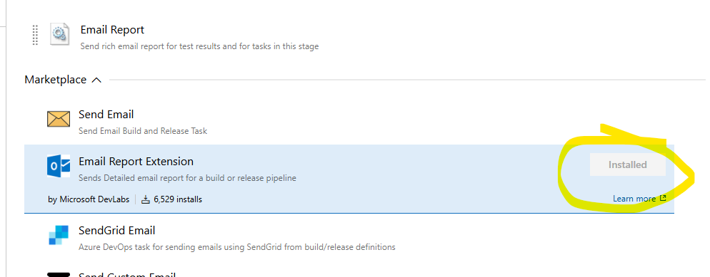 Email Report Extension not giving the option to add - Microsoft Q&A