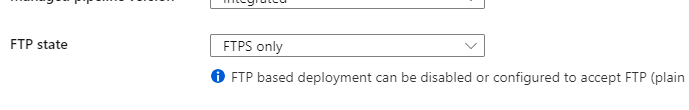 Uploading files to my Web App service thru FTPS using Filezilla/WinSCP - Microsoft Q&A