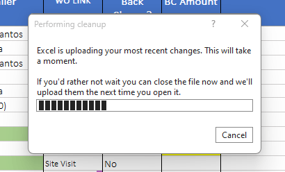 Excel Syncing Issue - Microsoft Q&A