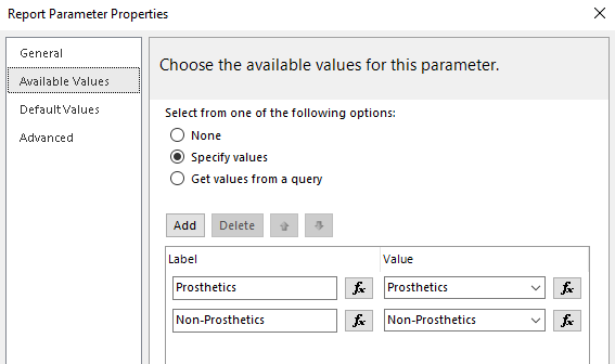 I need to have my report header change based of a parameter value in SSRS report - Microsoft Q&A