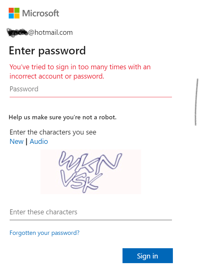 Hotmail password not same as Outlook password? - Microsoft Q&A