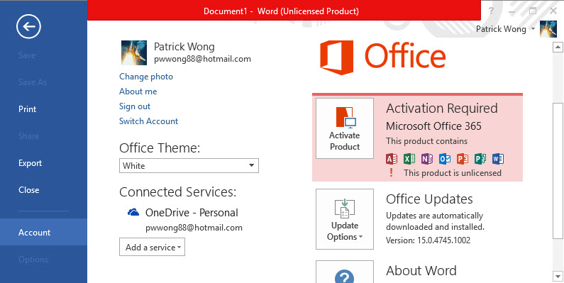 Cannot activate Office 365 Home - Microsoft Q&A