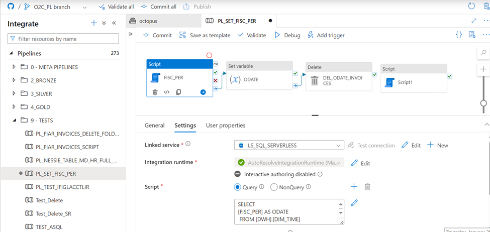 How to get dynamic variable in 'Delete Activity' in Azure Synapse. - Microsoft Q&A
