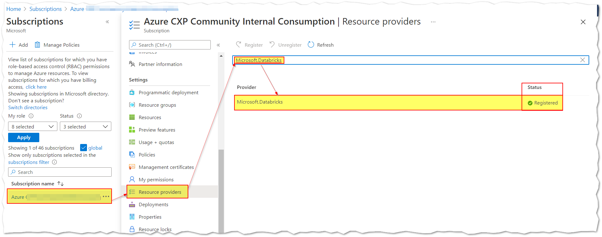 While creating azure databricks resource getting below error ... While creating azure databricks resource getting below error ...
