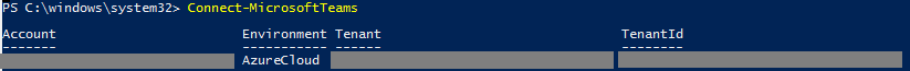 Powershell Connect to MicrosoftTeams with MFA user - Microsoft Q&A Powershell Connect to MicrosoftTeams with MFA user - Microsoft Q&A