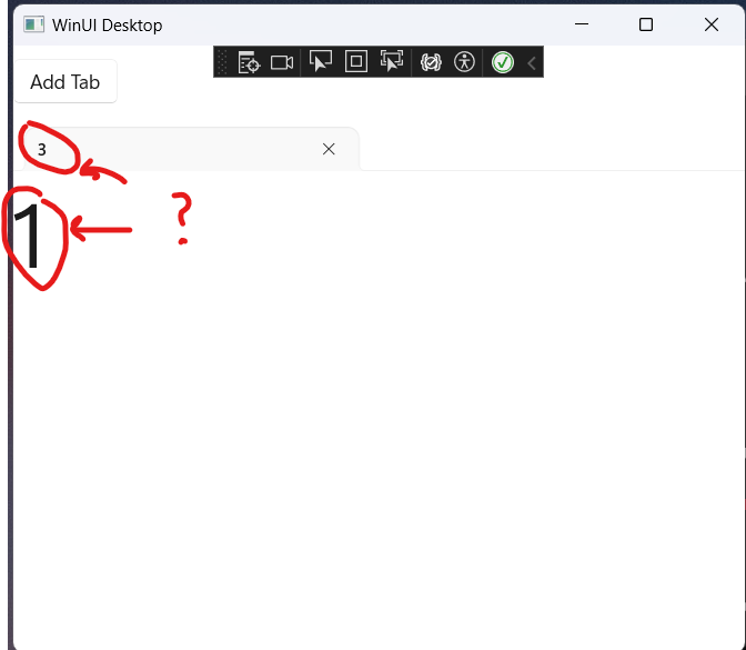 WinUI3 TabView Binding Not Updating Correctly - Recycling Instances? - Microsoft Q&A