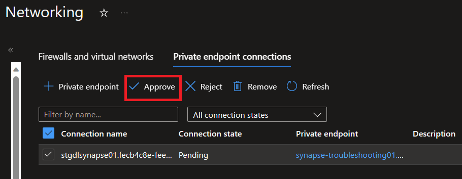 How To Re-Link Private Endpoint in Synapse Default Storage Linked Service After Deletion on ...