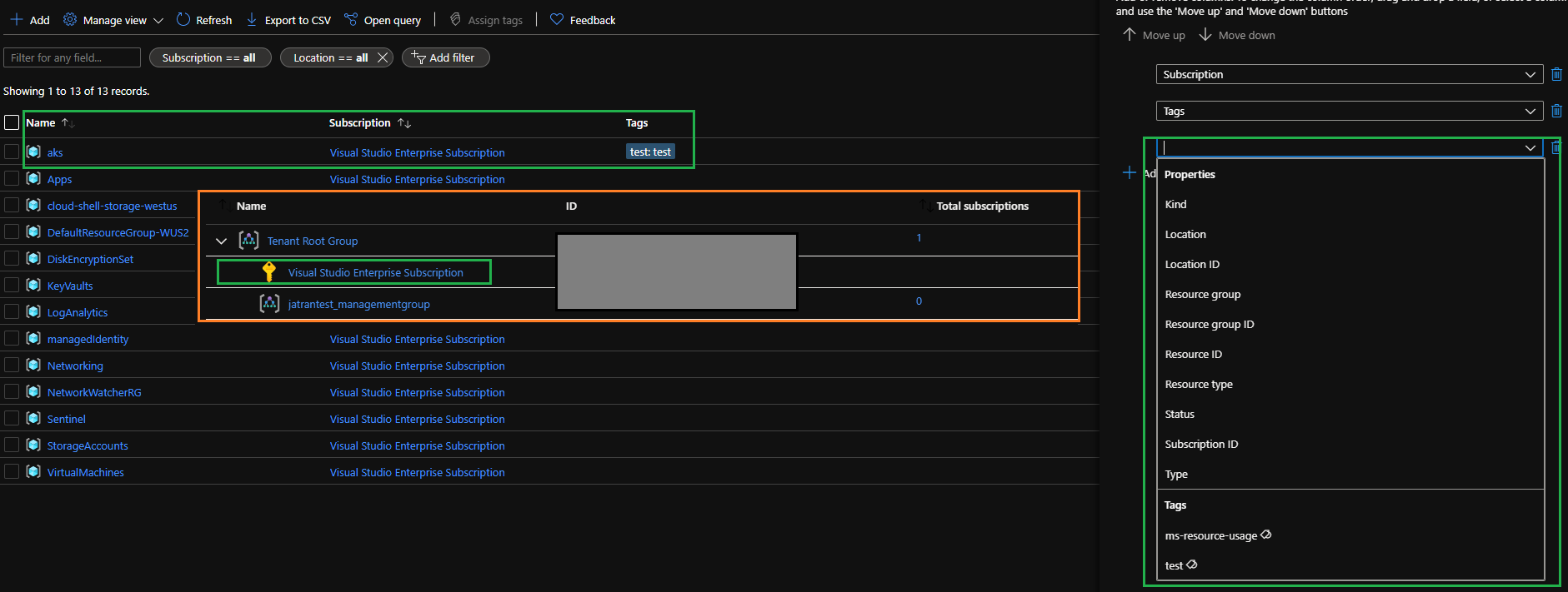 Validating tags on resource group and resource group name - Microsoft Q&A