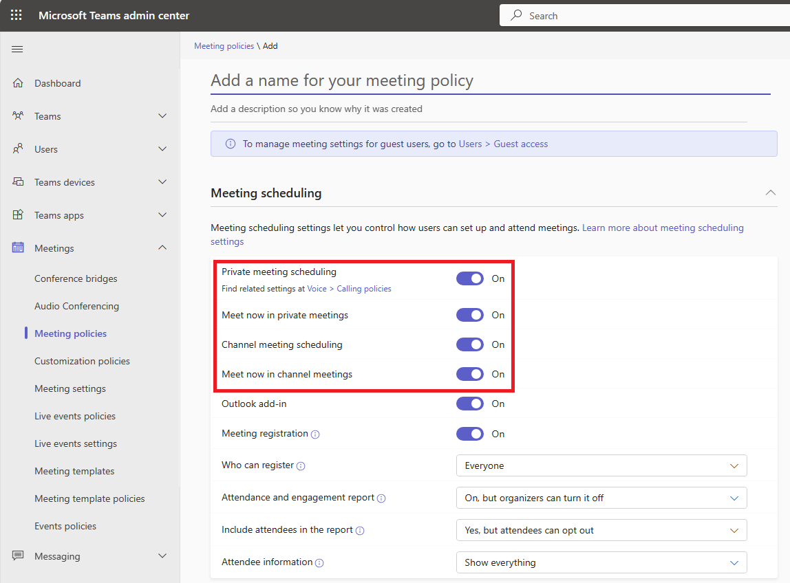 Schedule a meeting option in Teams - Microsoft Q&A