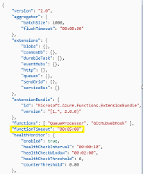 Timeout value of 00:30:00 exceeded by function - Microsoft Q&A