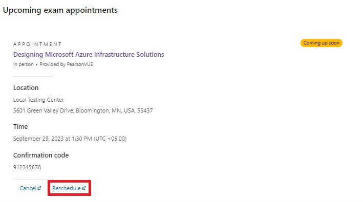 Cannot see upcoming exams and earned certification on my profile ...