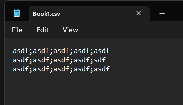 export csv (comma separated) is always exporting with semicolon,never with comma - Microsoft Q&A