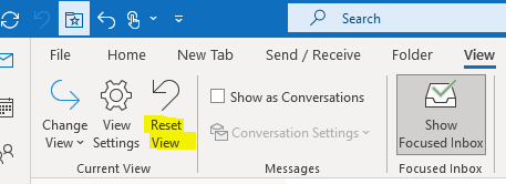 Outlook client keeps changing views and will not revert back ...