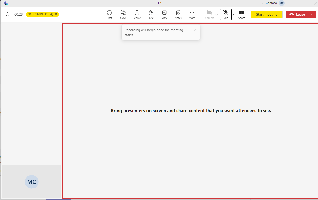 Microsoft Teams Town Hall Presenter/Organiser Access Issues - Microsoft Q&A