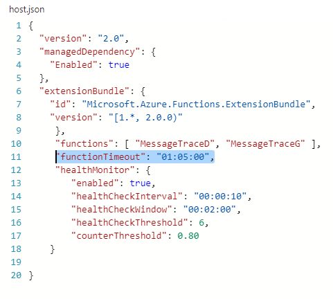 Timeout value of 00:30:00 exceeded by function - Microsoft Q&A