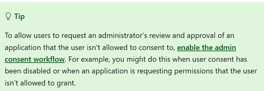 Admin approval required - Microsoft Q&A