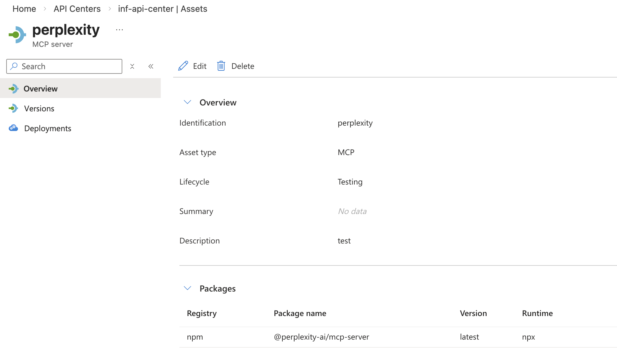 Using Azure API Center as an MCP registryhow to setup API Center ...