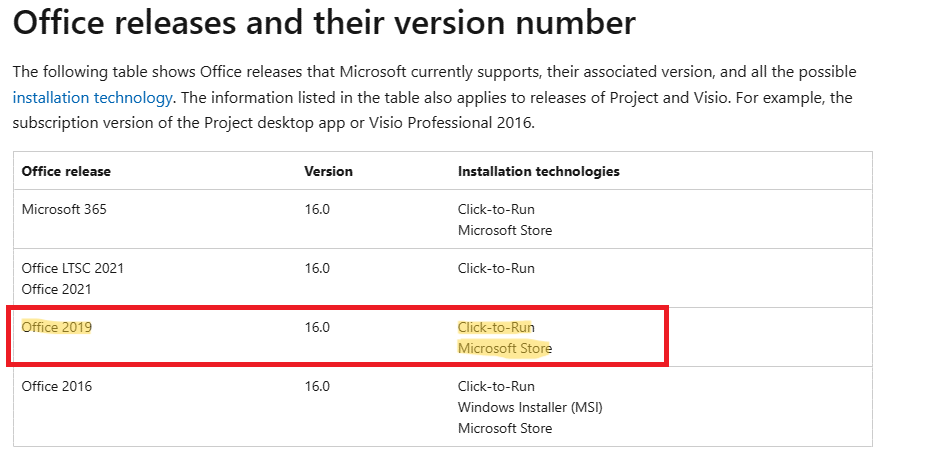 Installing Visio Professional 2019 for a non-subscription user on a PC ...
