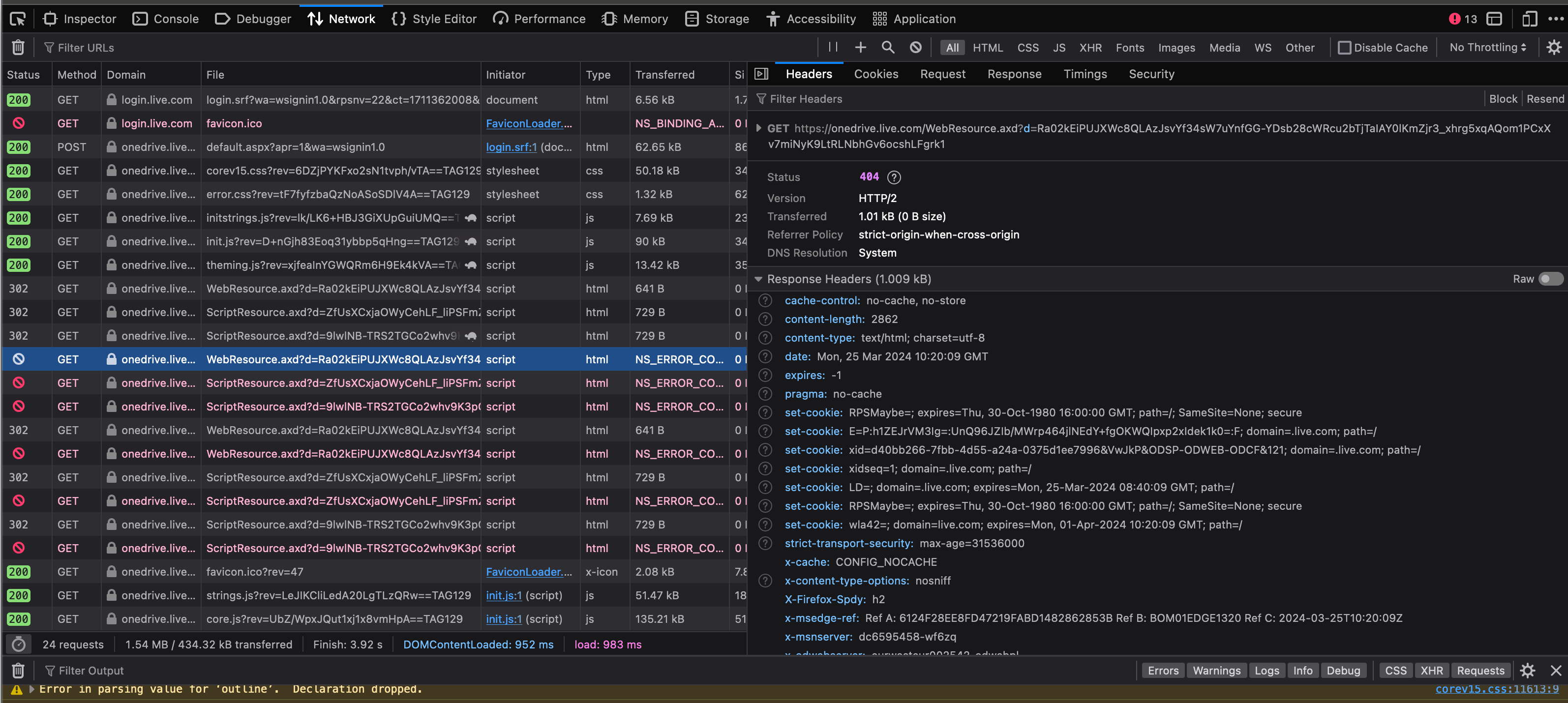 OneDrive Sign-in using OAuth flow failure during callback - Microsoft Q&A