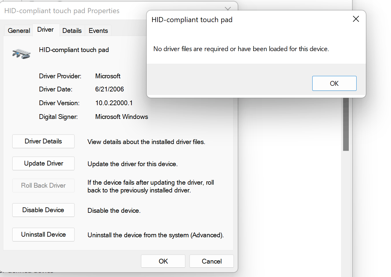 Touchpad Driver - Microsoft Q&A