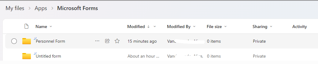Microsoft forms - file upload not working - Microsoft Q&A