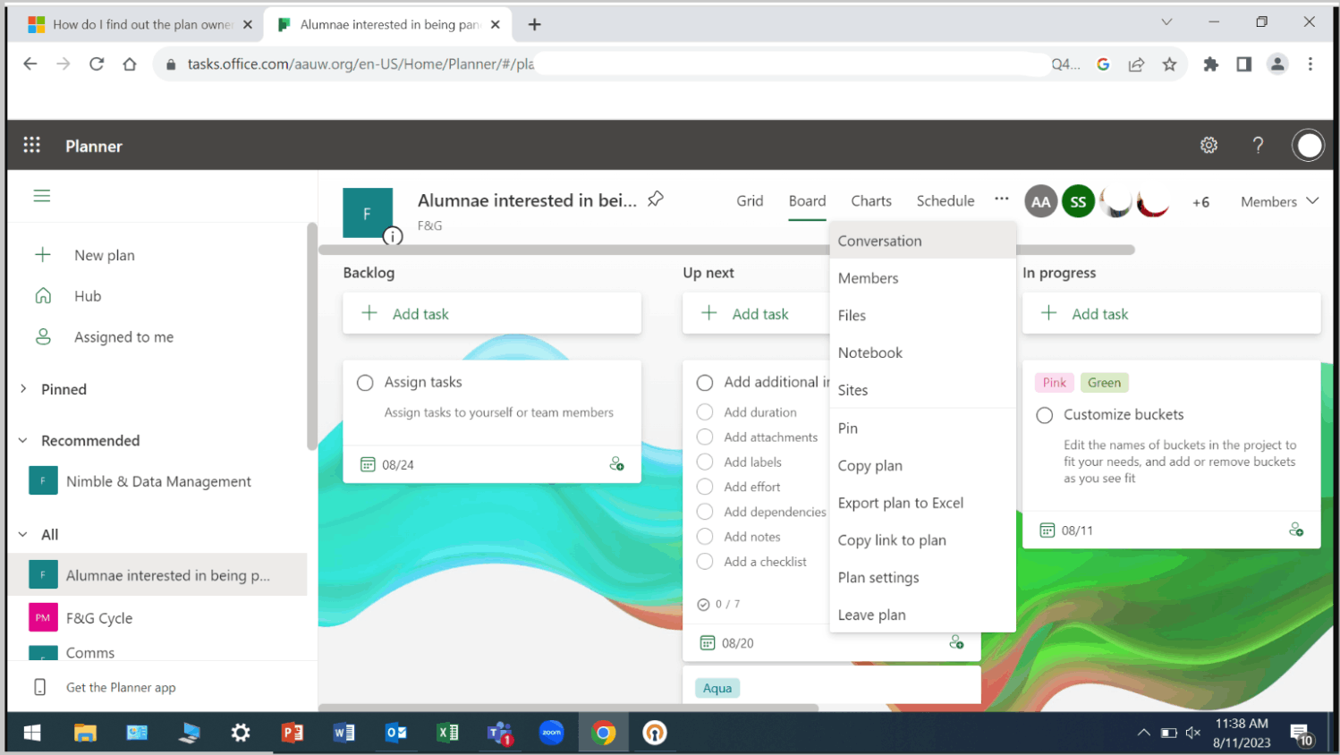 How do I find out the plan owner in Planner? - Microsoft Q&A