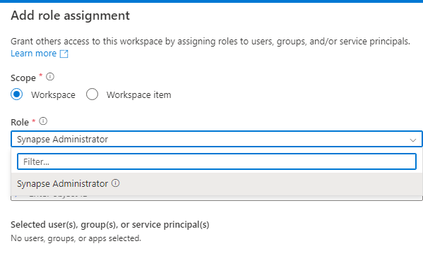 Azure Synapse Rbac Not Working Microsoft Qanda