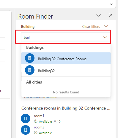 Room Finder in Outlook doesn't display new conference rooms created ...