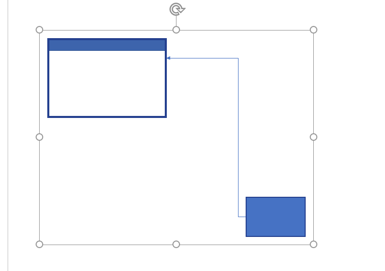 How to align shapes such that connecting lines are1) straight AND 2 ...