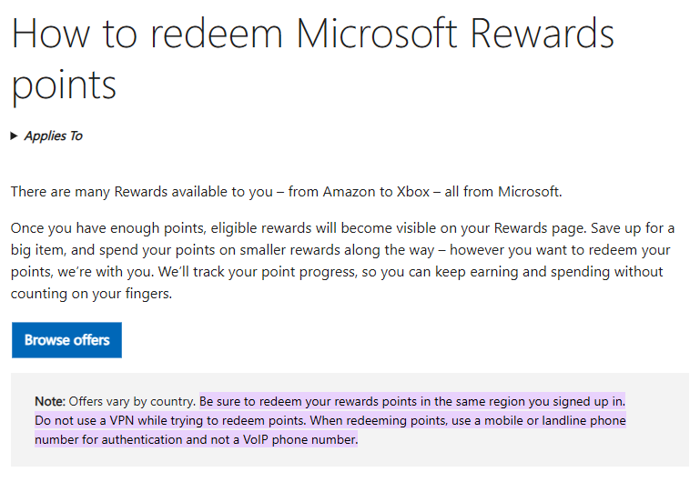 Why do I need an phone number to redeem everything? - Microsoft Q&A