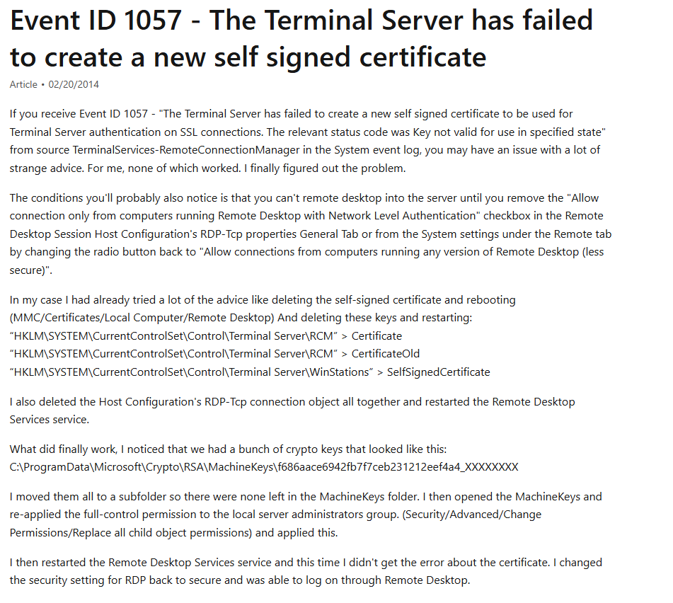Unable to connect through RDP or Bastion to a VM - Microsoft Q&A