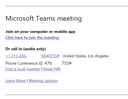 Microsoft Teams phone call in number not working - Microsoft Q&A
