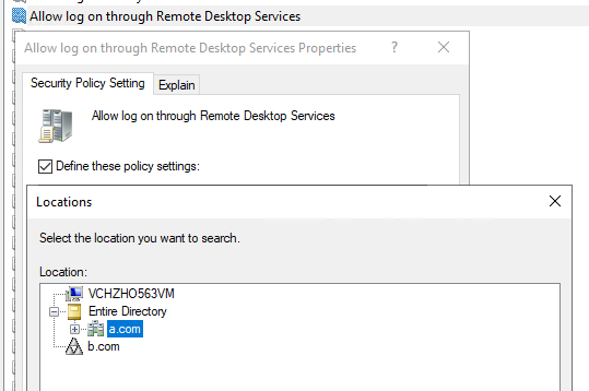 how to assign permission to trusting forest user in 2-way trust with ...