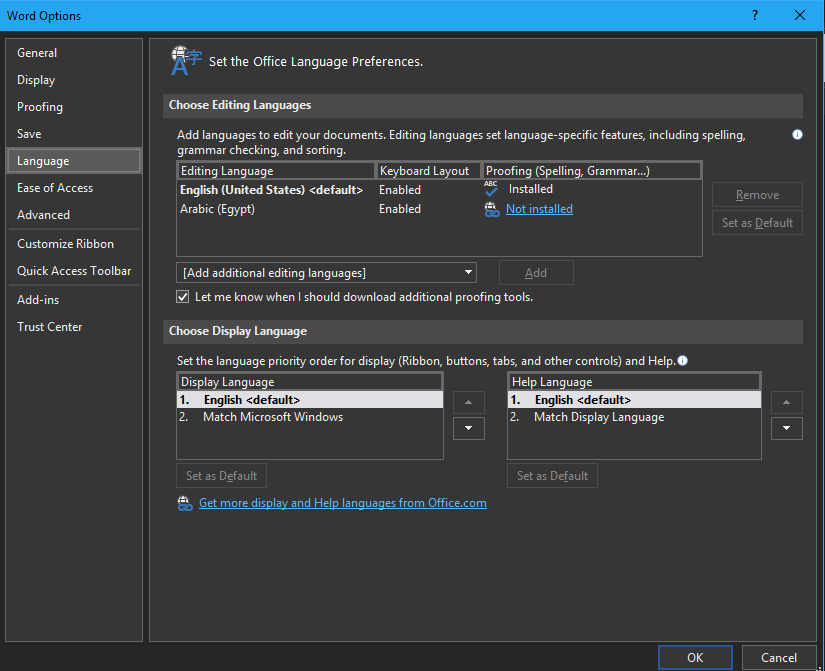 Typing Error in WOrd - Microsoft Q&A