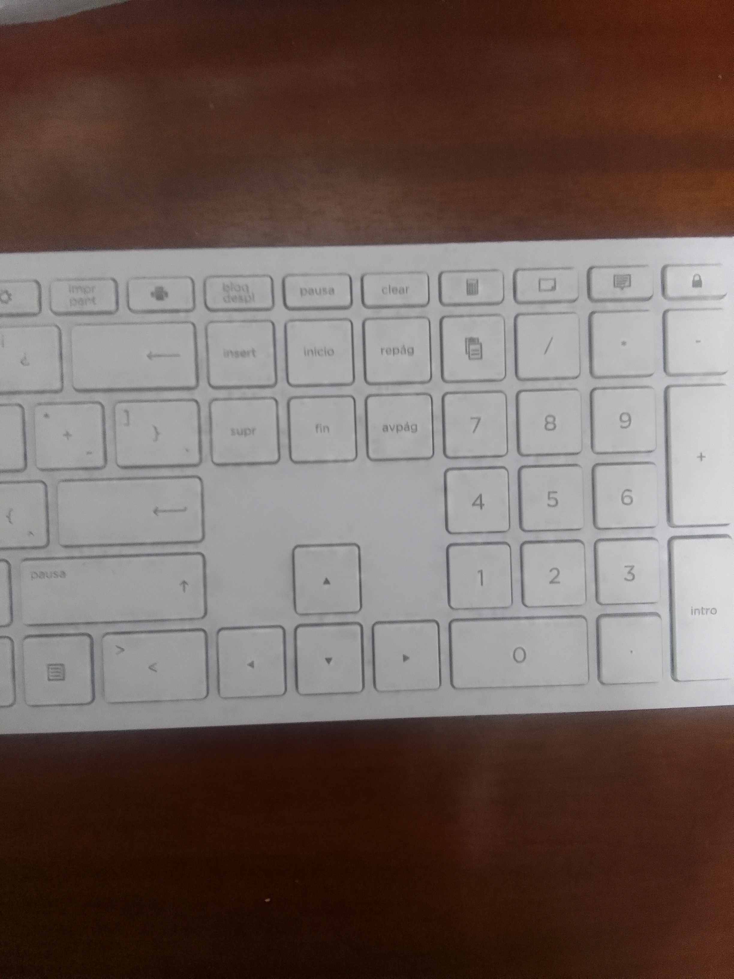 Donde edta ubicado la tecla bloq num en el teclado HP y que significa ...