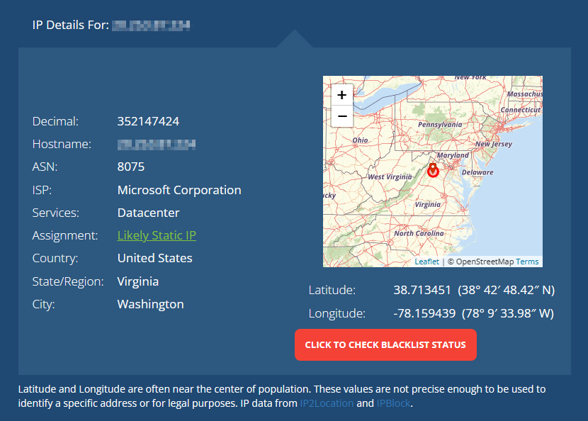 Exact Location details for regions available for container instance ...
