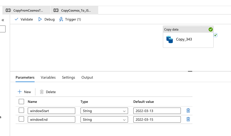 Creating Etl By Filter Rows From Cosmos Db Api Microsoft Qanda
